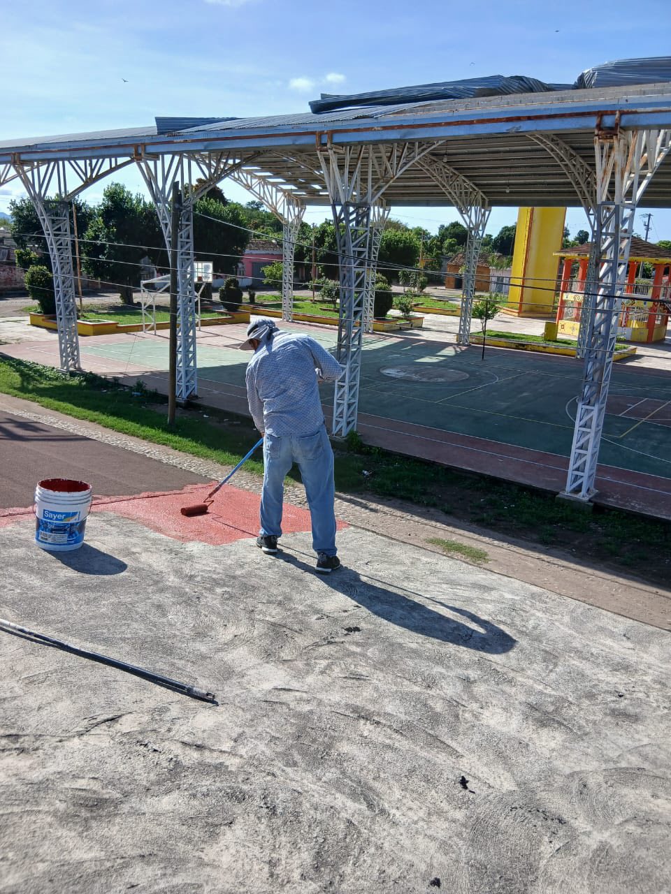 Apoya Gobierno De Tecuala Con Mano De Obra En La Escuela Justo Sierra ...